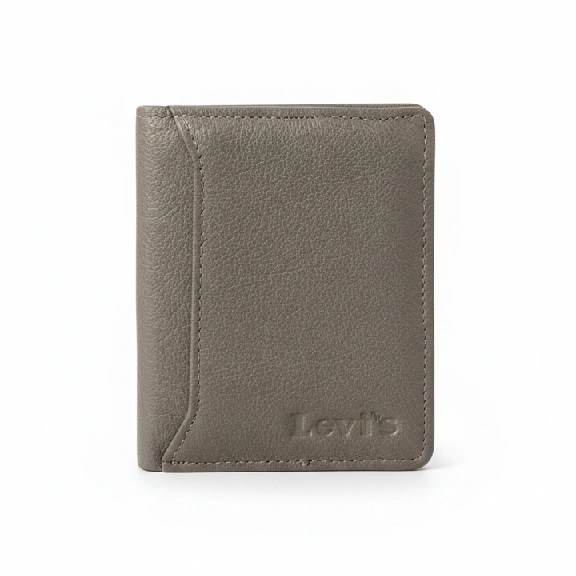 Levi'S Men’S Pebble Grain Genuine Leather Trifold Wallet With High ...